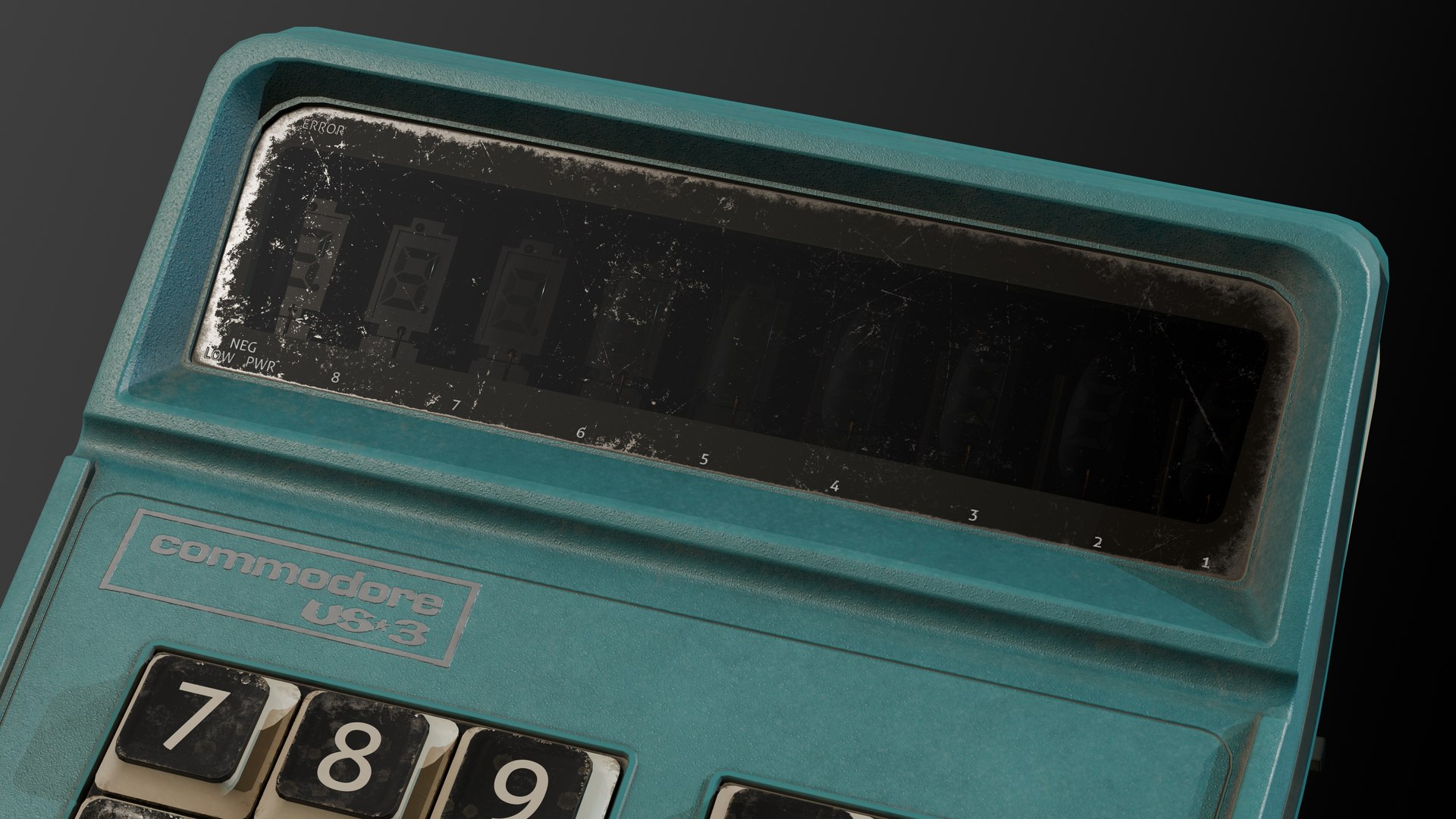 Commodore US3 Calculator 3D Model - TurboSquid 2191179