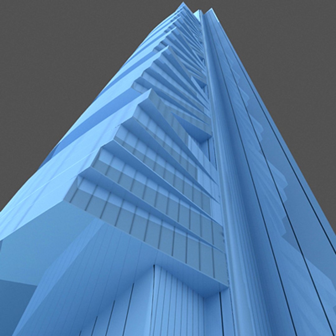 Pentominium Skyscraper Construction 3d Max