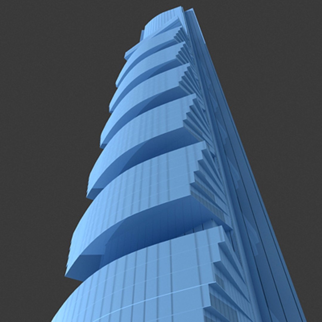 Pentominium Skyscraper Construction 3d Max
