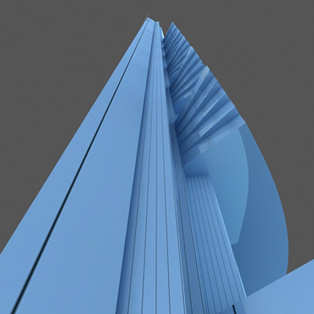Pentominium Skyscraper Construction 3d Max