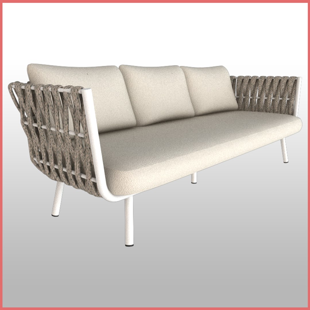 Tosca Sofa 3D Model - TurboSquid 1158031