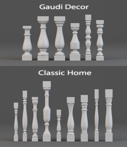 Balustrade 3D Models for Download | TurboSquid