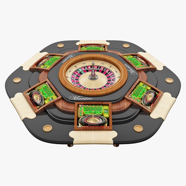 roulette table 3d max