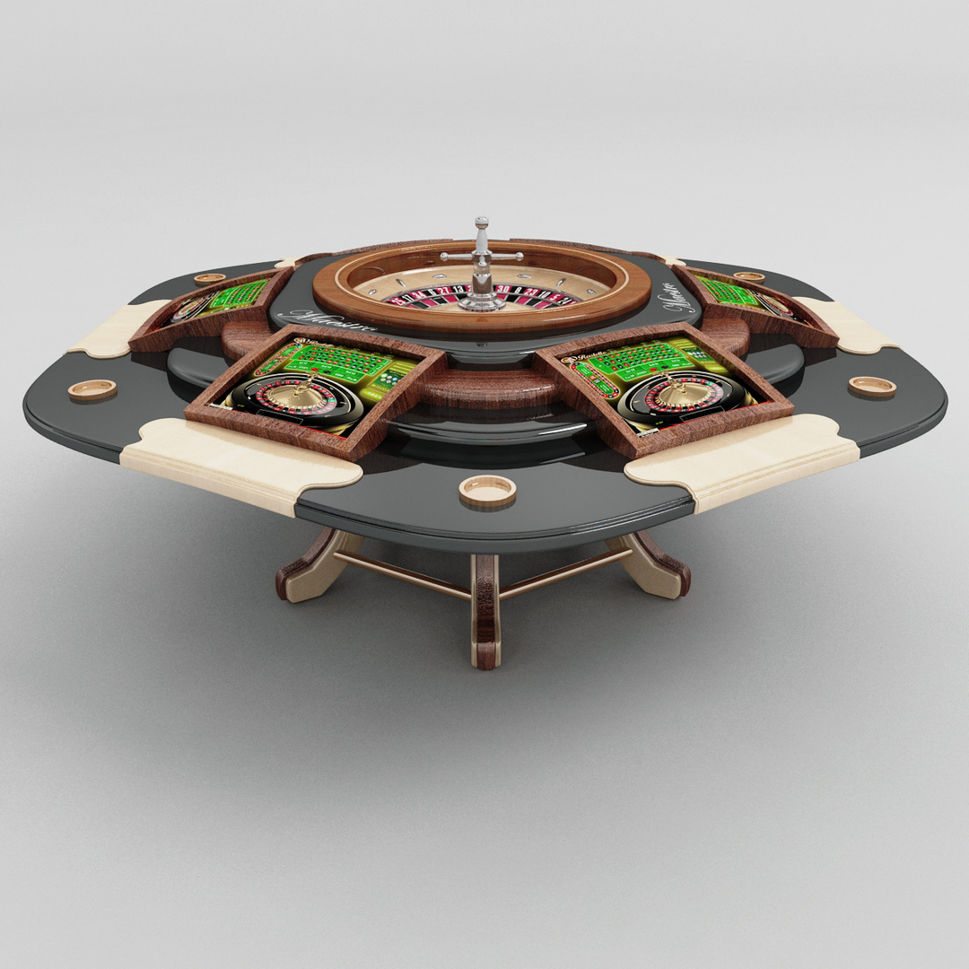 roulette table 3d max