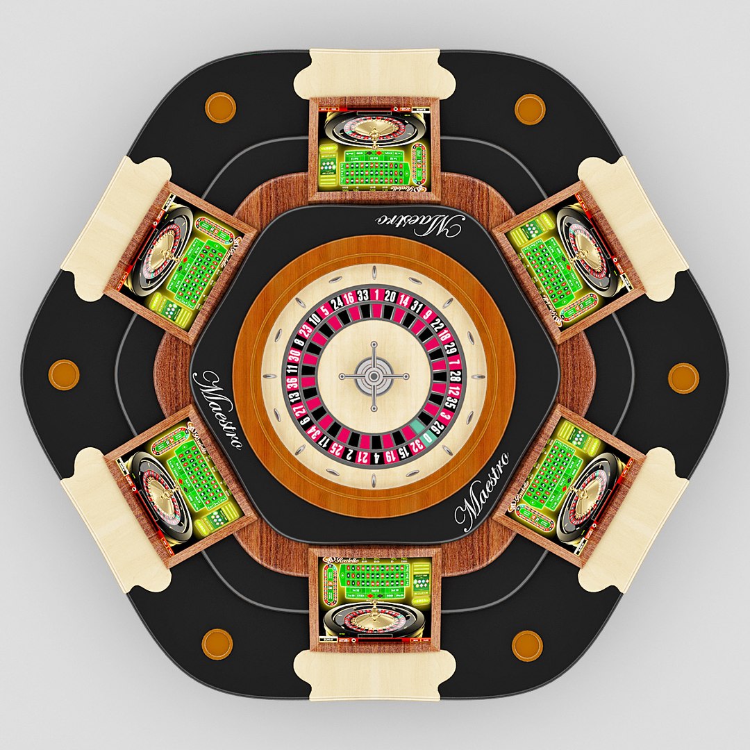 Roulette Table 3d Max