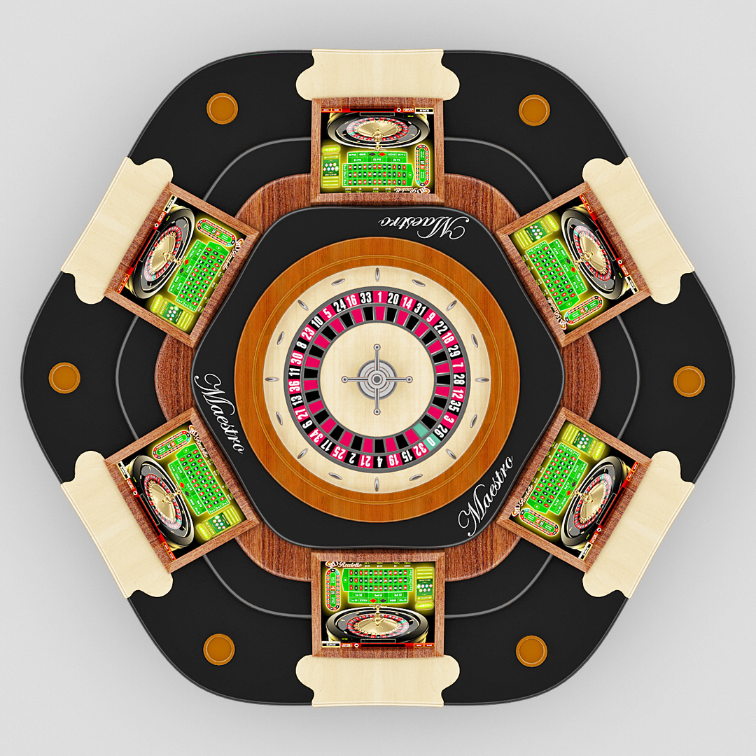 roulette table 3d max
