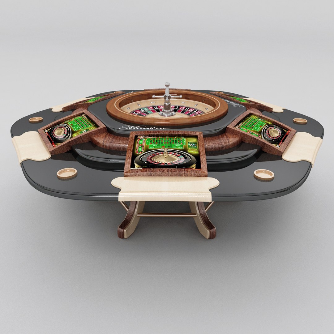 Roulette Table 3d Max