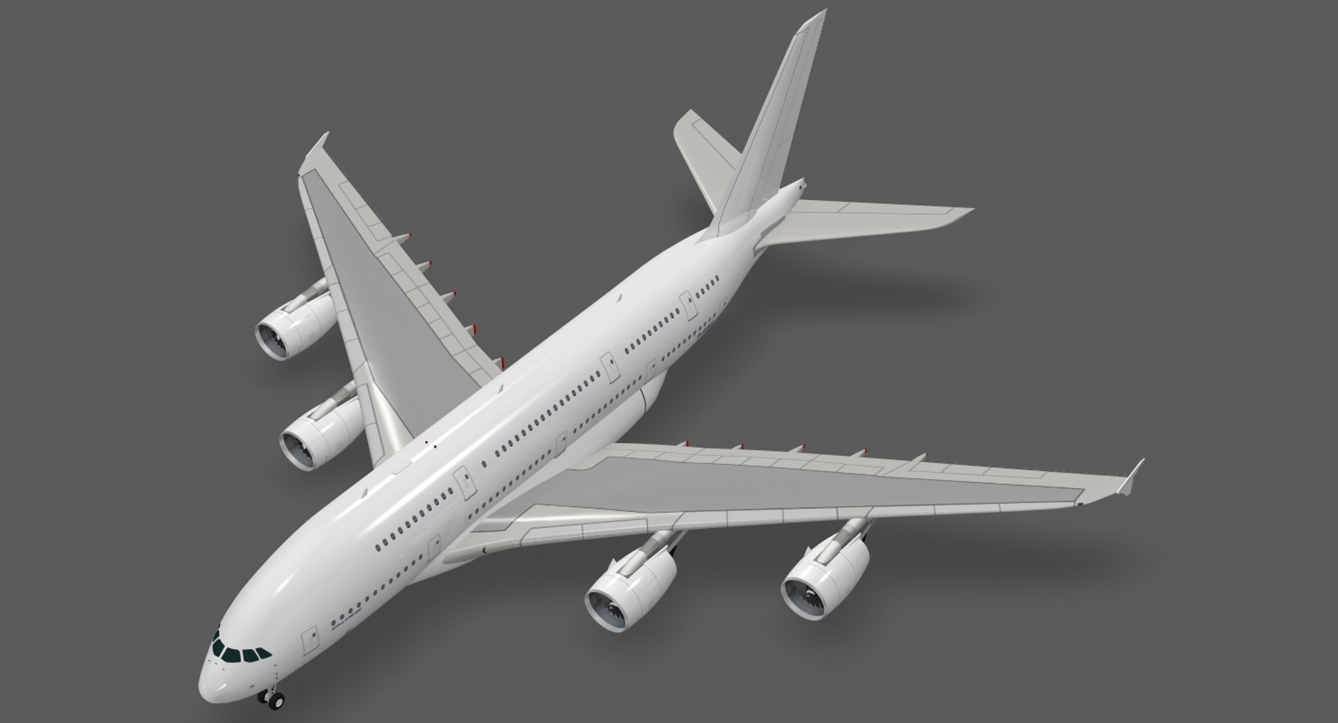3d Airbus A380-800 A380