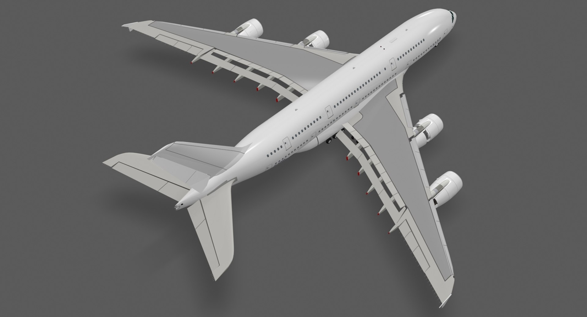 3d Airbus A380-800 A380