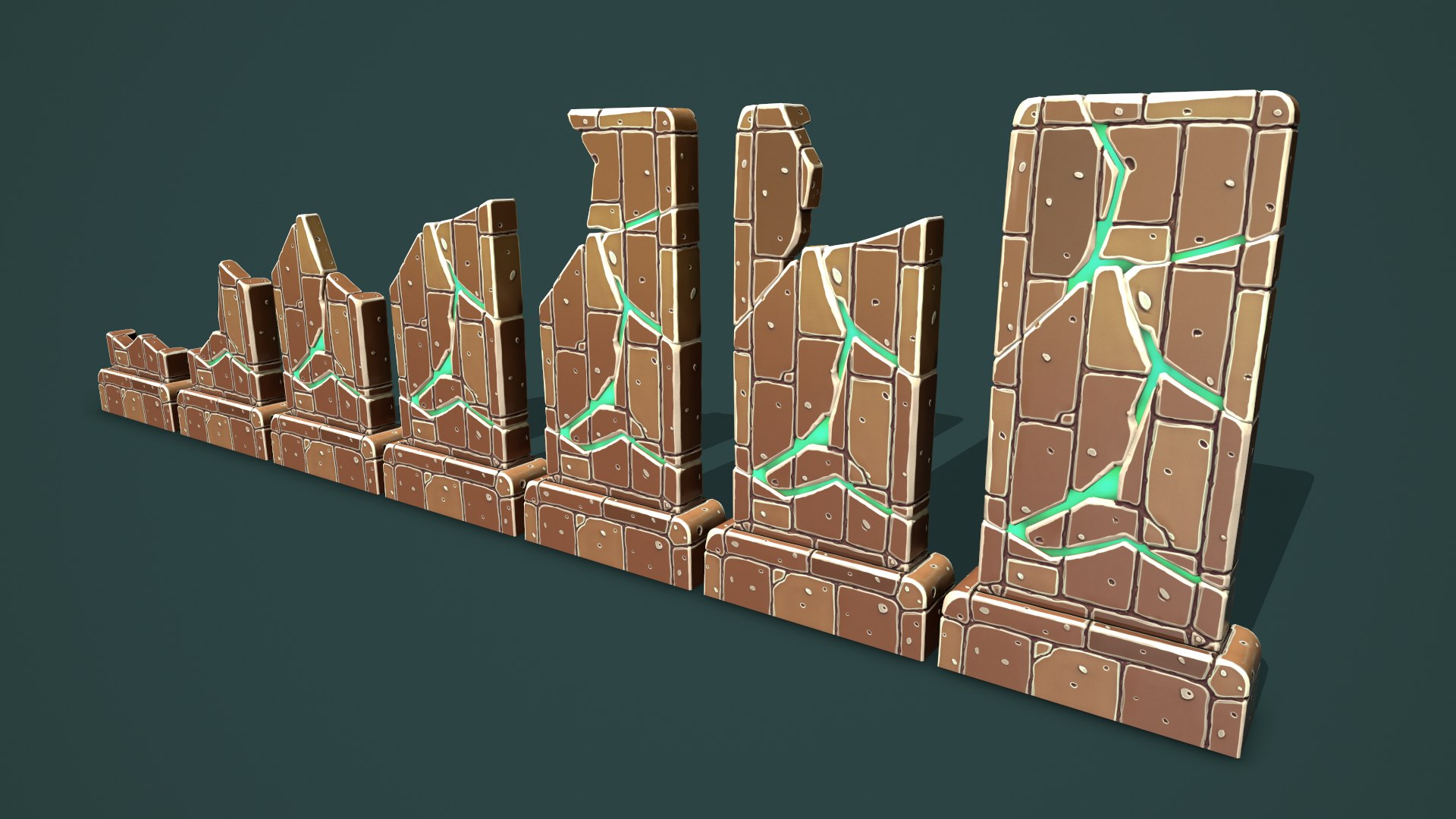Fantasy Gravestone Rectangular 3D Model - TurboSquid 1744576