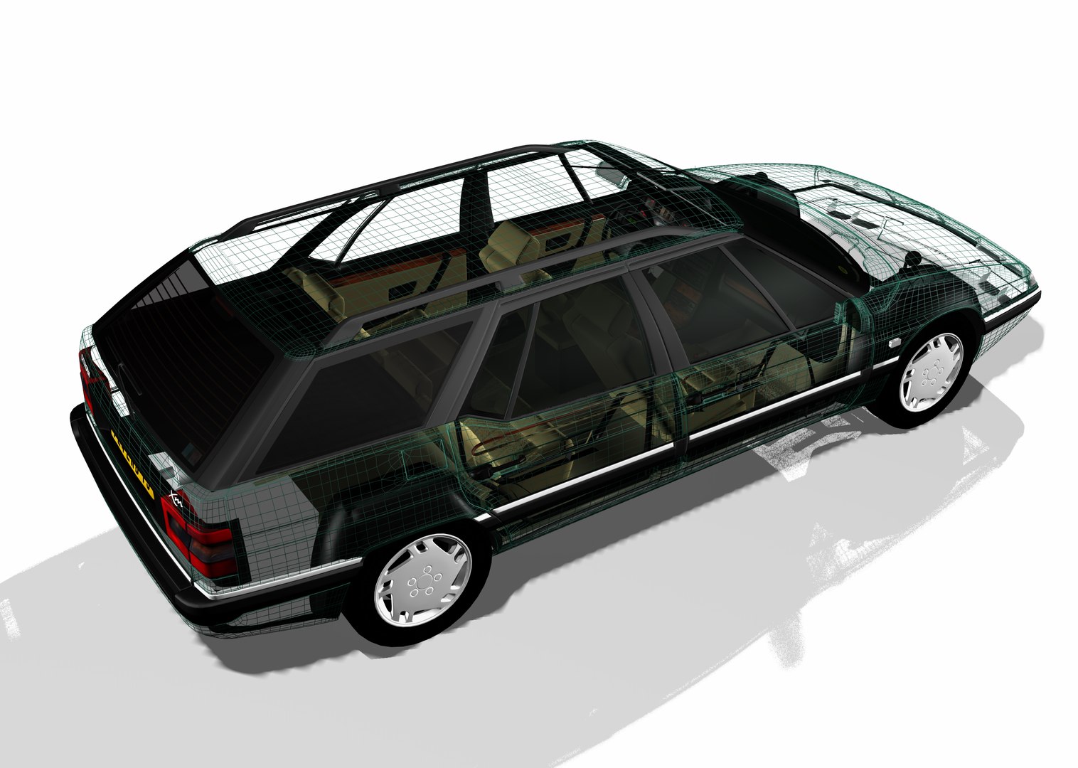 3D Model Citroen Xm Break - TurboSquid 1304011