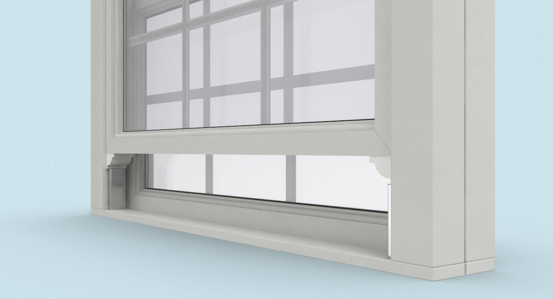 Standard-windows---window-3-open 3D Model - TurboSquid 1246369