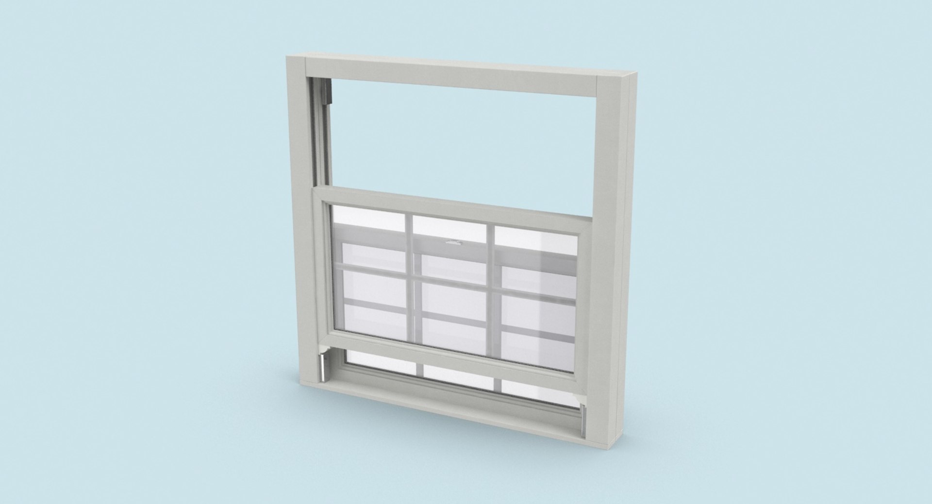 Standard-windows---window-3-open 3D Model - TurboSquid 1246369