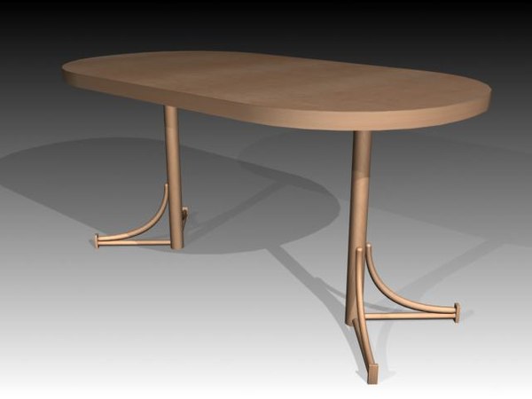 3d table model