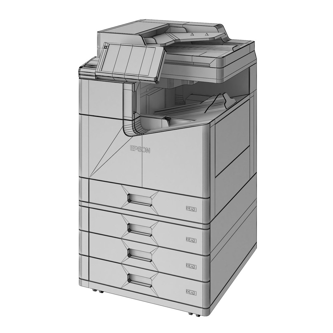 3D Office Epson Workforce Model - TurboSquid 1459218