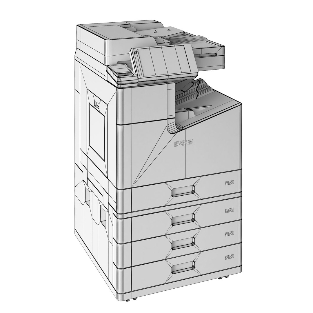 3D Office Epson Workforce Model - TurboSquid 1459218