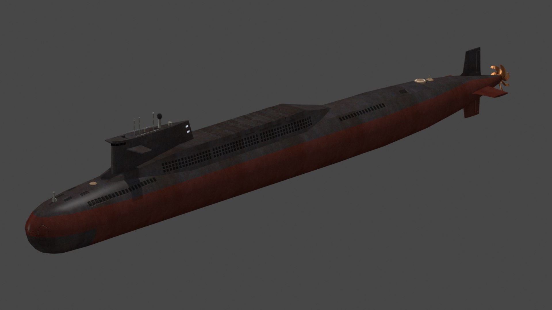 3D Chinese Type 092 Xia Class Nuclear Submarine Model - TurboSquid 1978235
