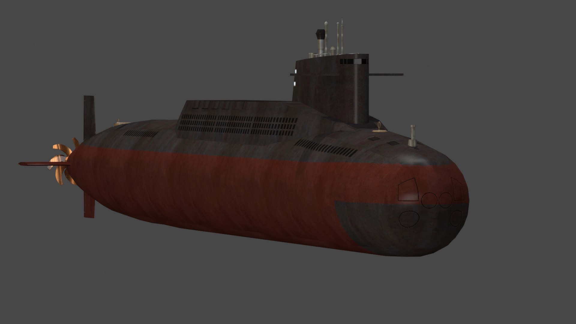 3D Chinese Type 092 Xia Class Nuclear Submarine Model - TurboSquid 1978235