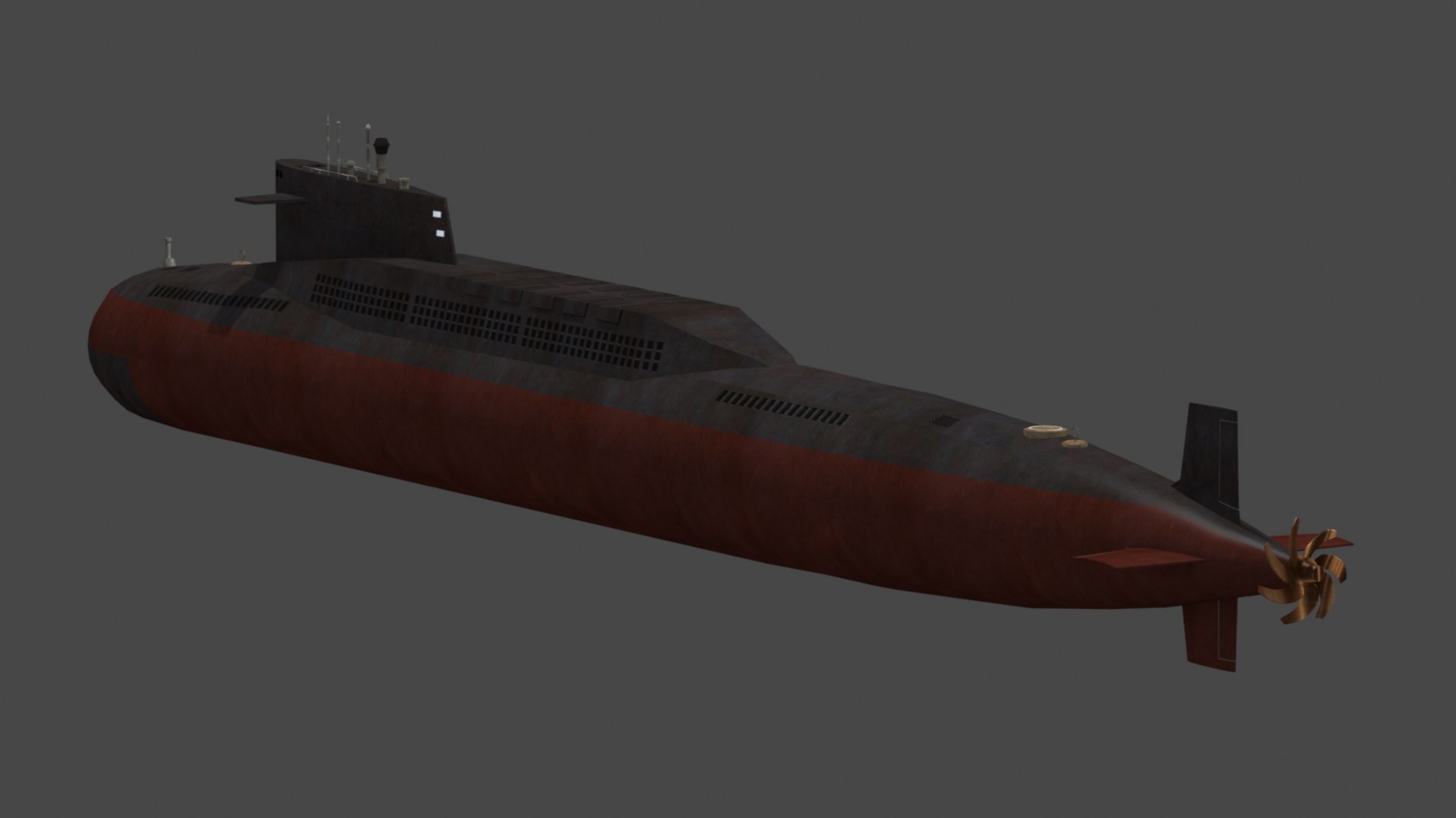 3D Chinese Type 092 Xia Class Nuclear Submarine Model - TurboSquid 1978235