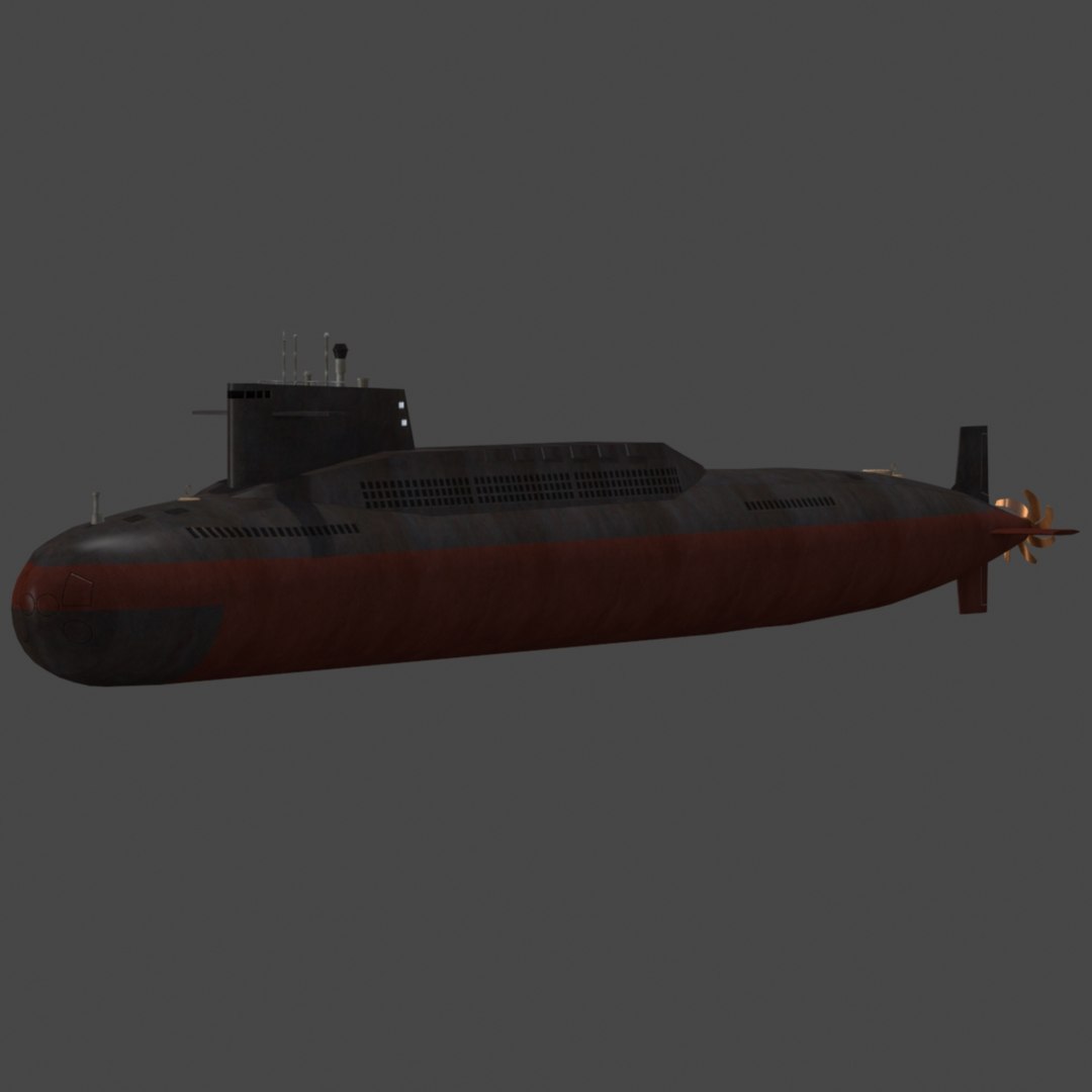 3D chinese 092 xia class nuclear submarine model - TurboSquid 1978235