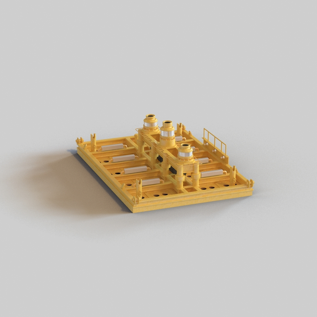 3d subsea 3 hub sled