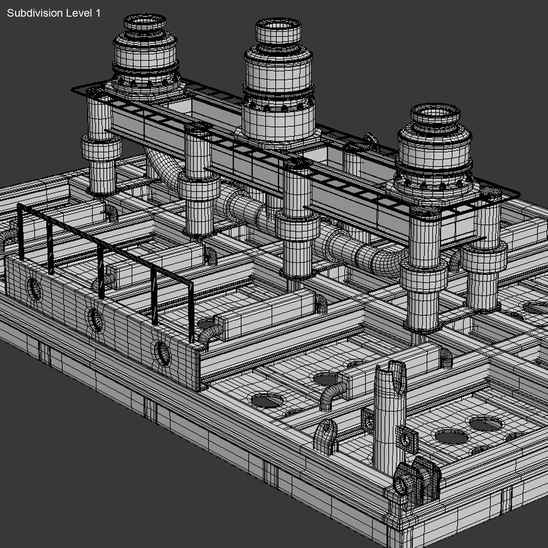 3d subsea 3 hub sled