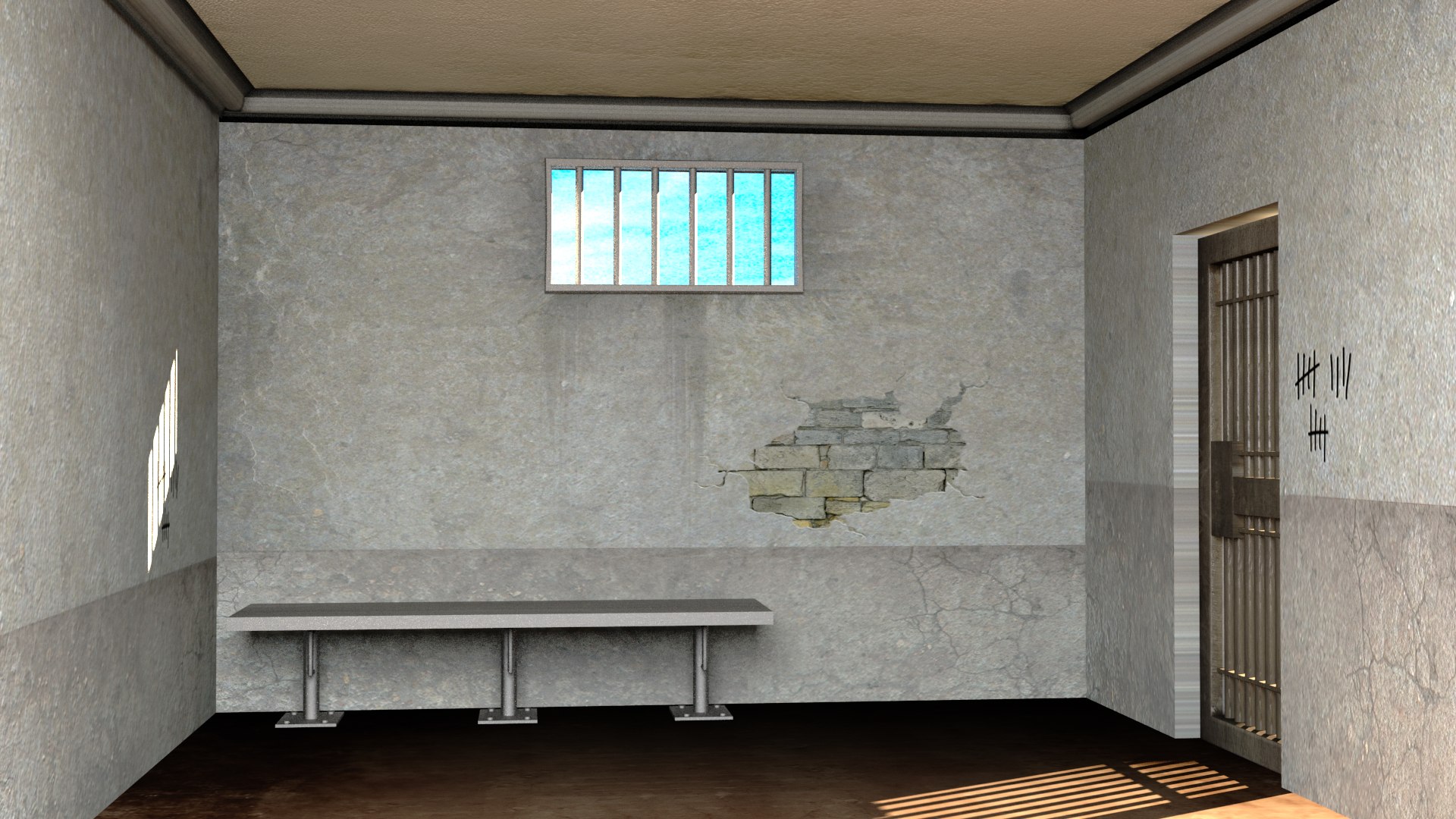 3D Prison - TurboSquid 1368093