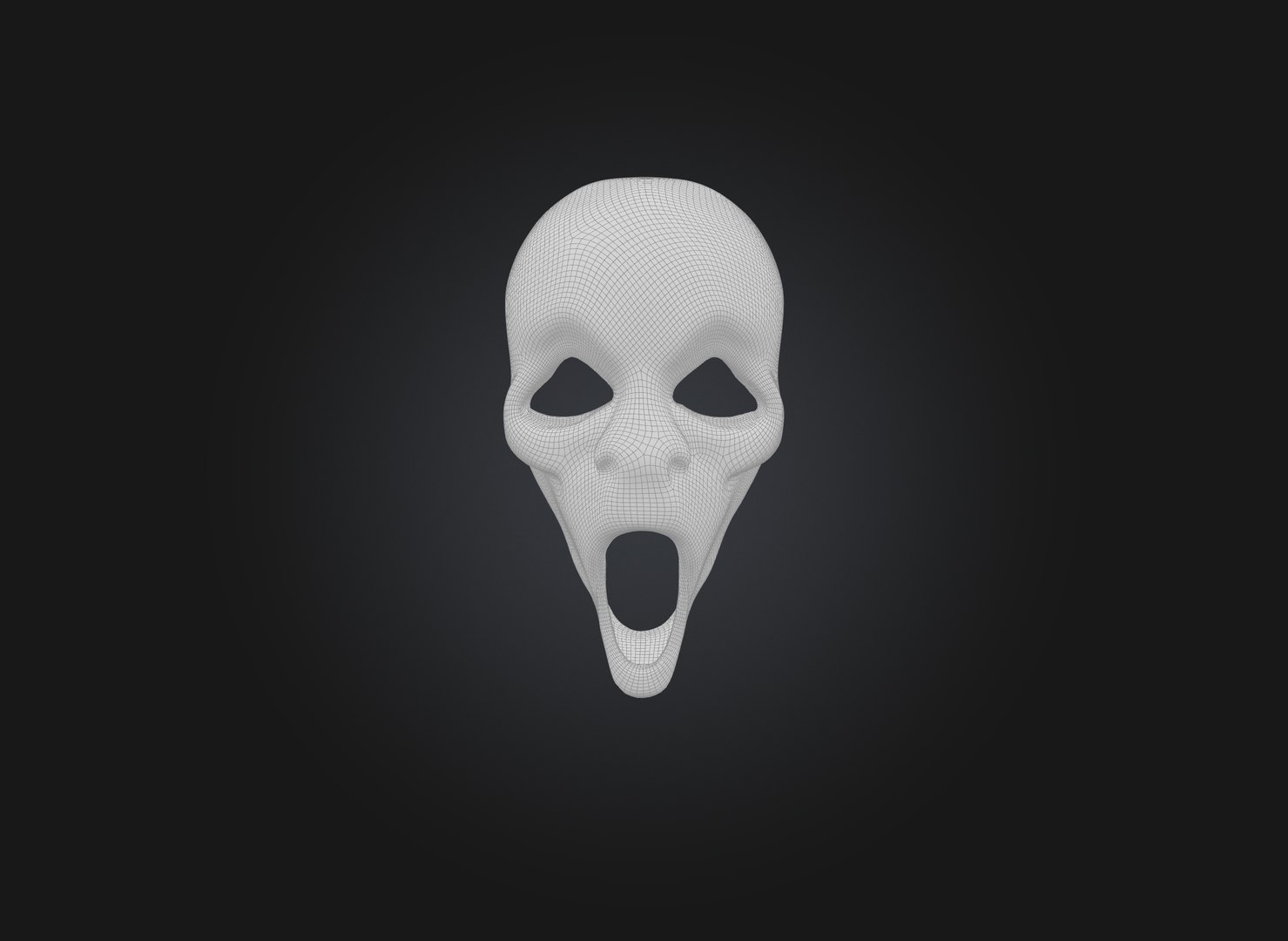 3D Scream Mask Model - TurboSquid 2288238
