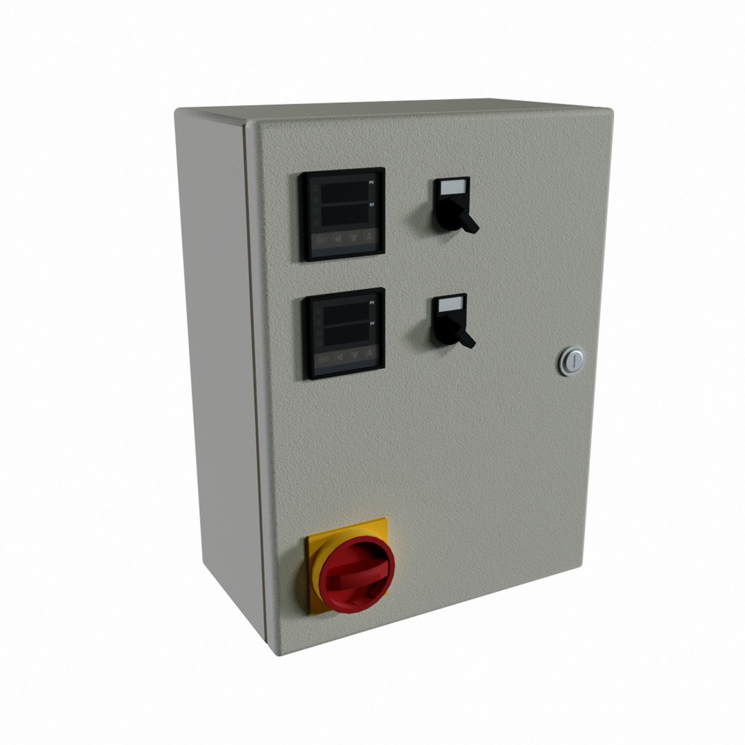 Industrial Temperature Control Box With Switches And PIDs Model ...