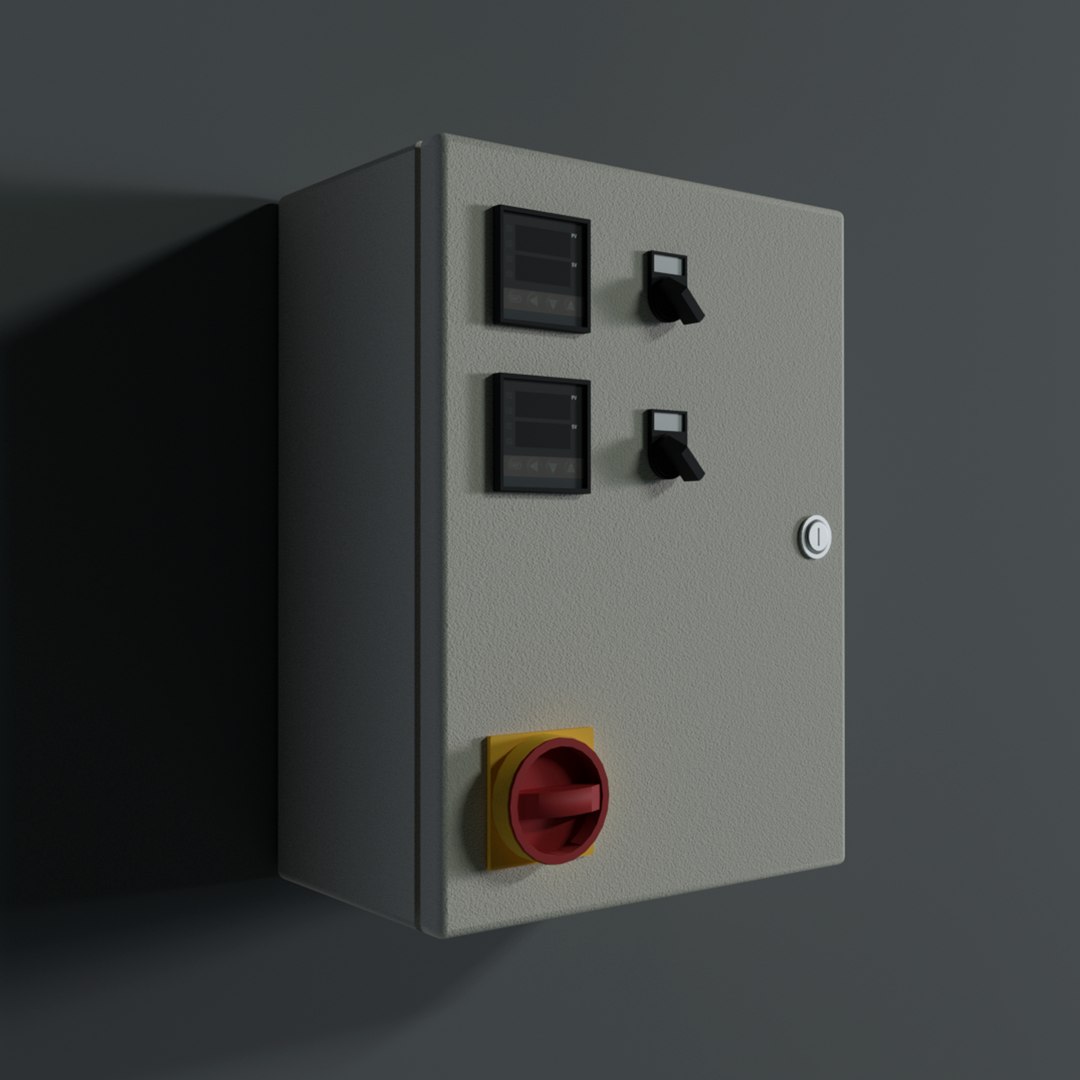 Industrial Temperature Control Box With Switches And PIDs Model ...