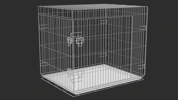 Pet Cage Lowpoly PBR 3D model - TurboSquid 1755179