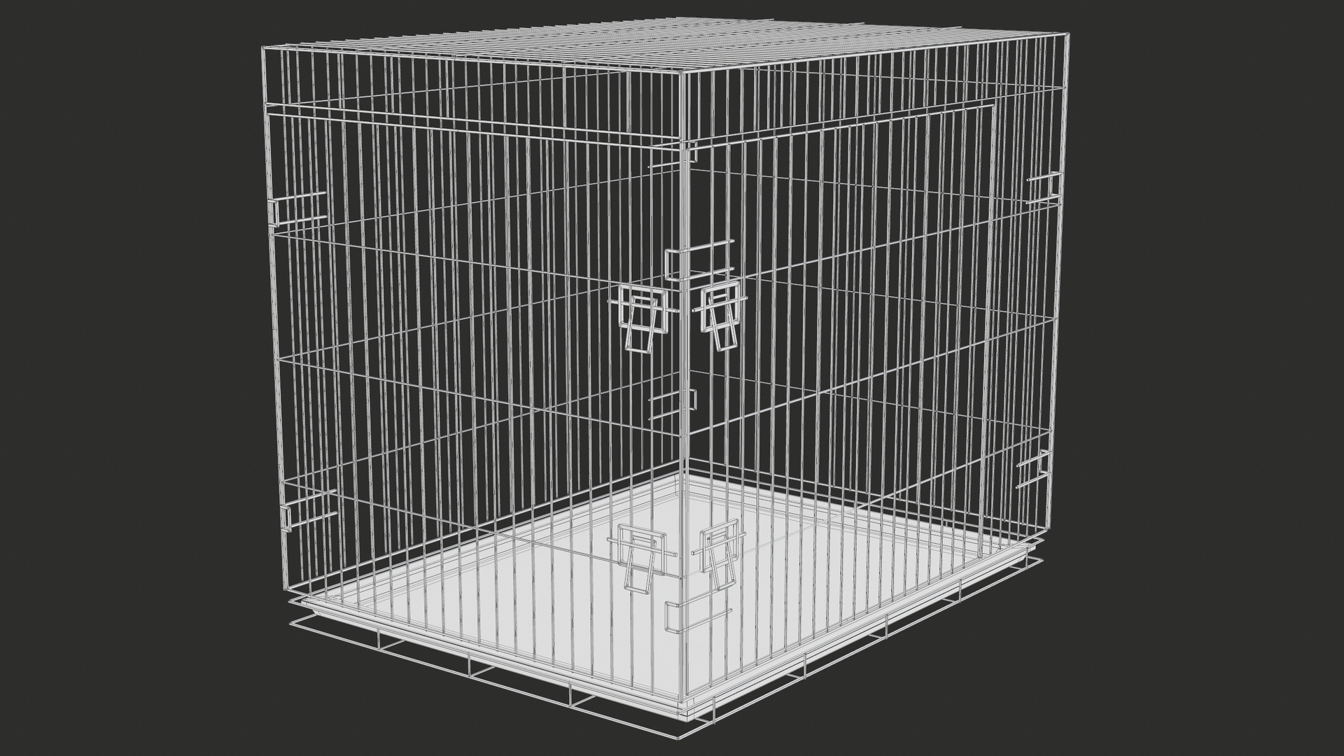 Pet Cage Lowpoly PBR 3D model - TurboSquid 1755179