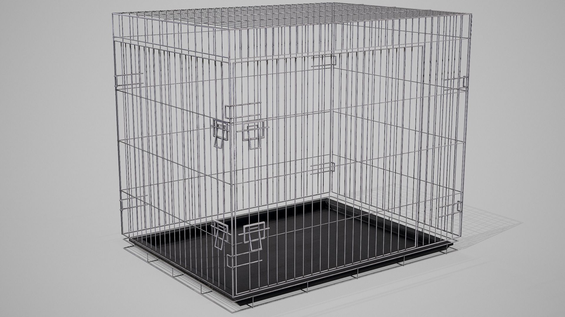 Pet Cage Lowpoly PBR 3D model - TurboSquid 1755179