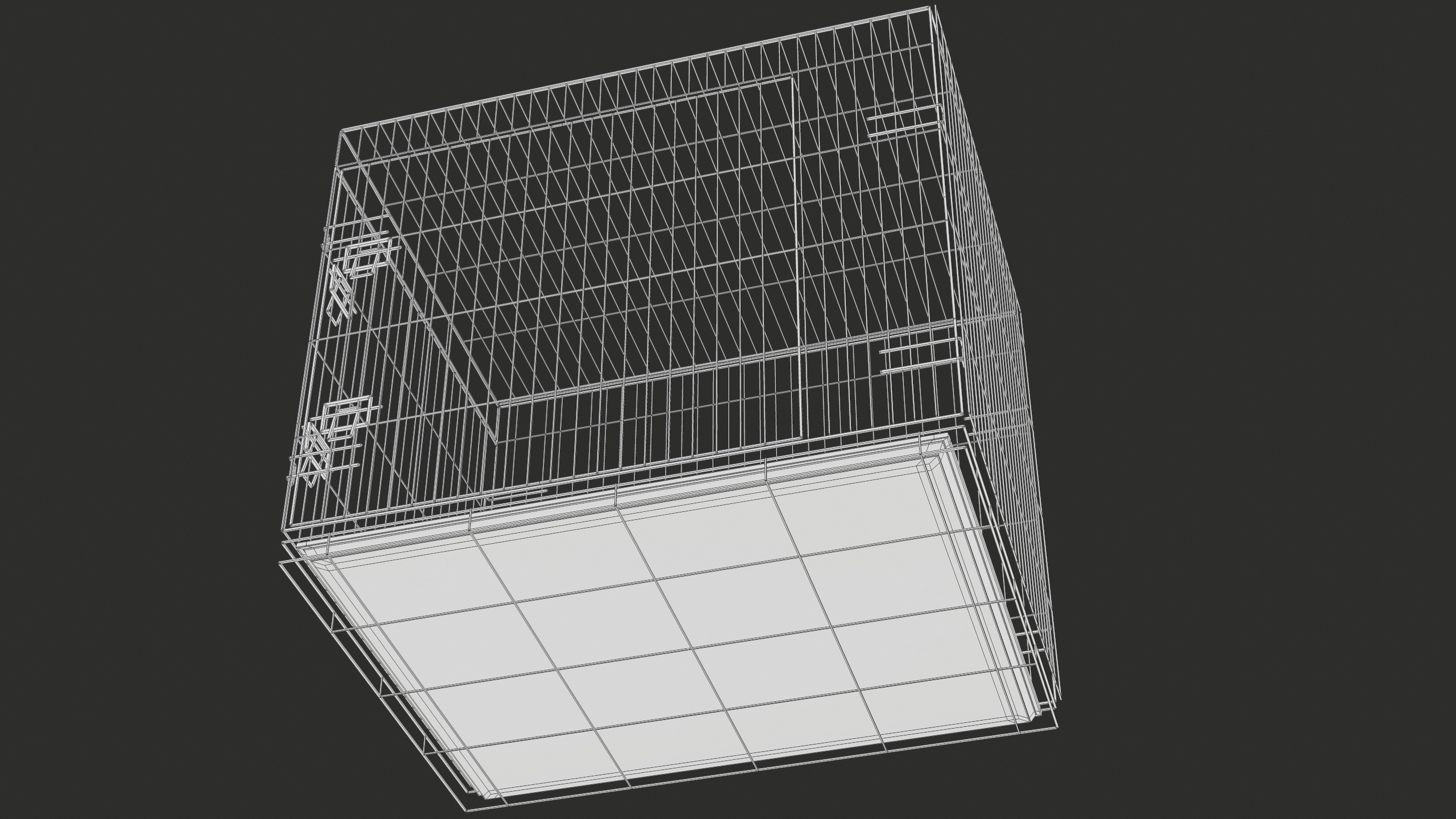 Pet Cage Lowpoly PBR 3D model - TurboSquid 1755179