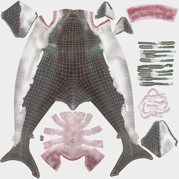 great white shark ocean animation max