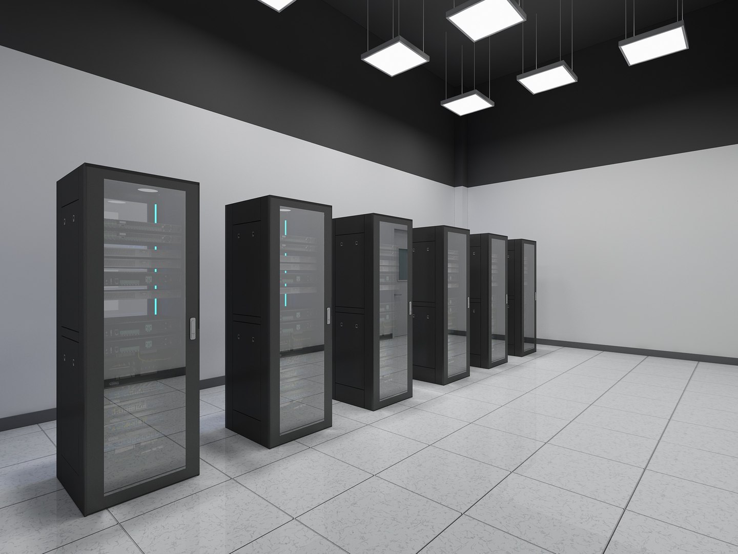 3D model Computer Server Room - TurboSquid 1910512
