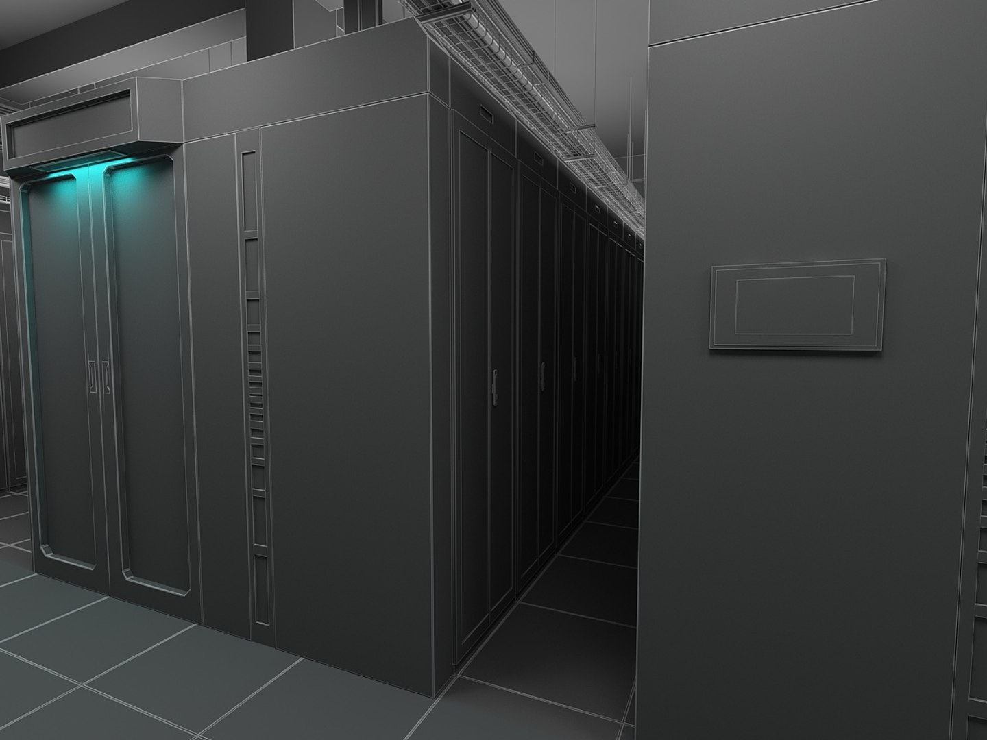 3D model Computer Server Room - TurboSquid 1910512