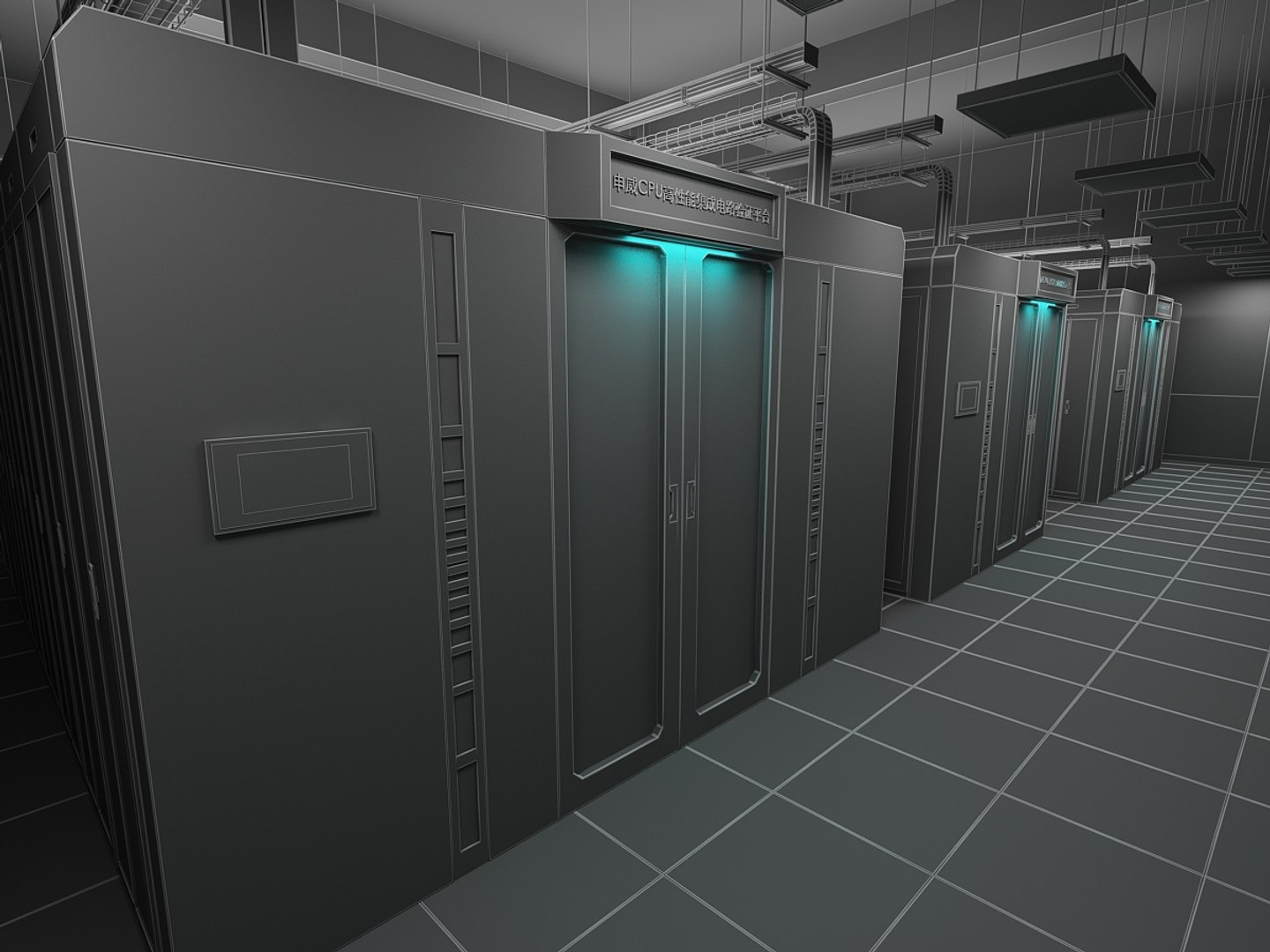 3D model Computer Server Room - TurboSquid 1910512