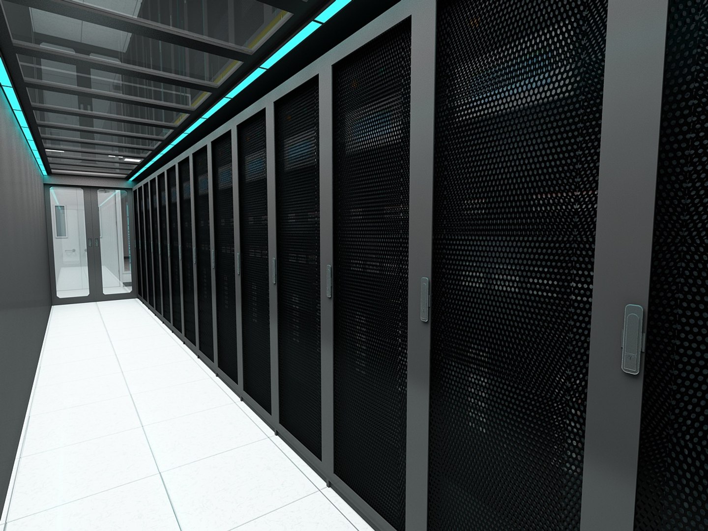 3D model Computer Server Room - TurboSquid 1910512