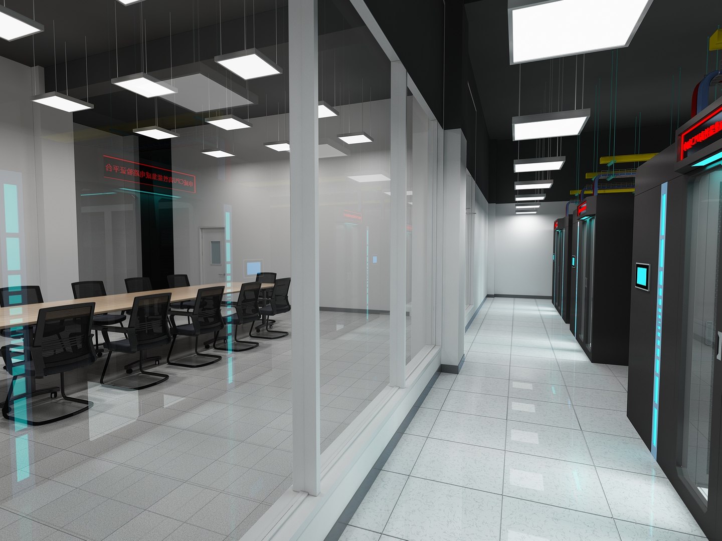 3D model Computer Server Room - TurboSquid 1910512