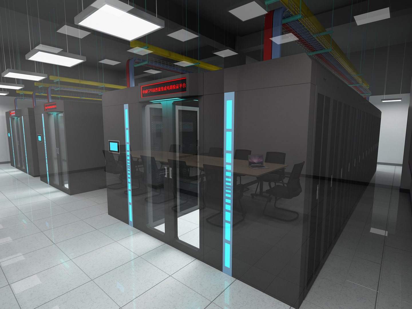 3D model Computer Server Room - TurboSquid 1910512