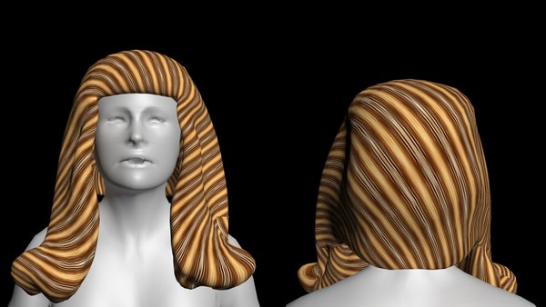 Free Low Poly 3D Hair Models | TurboSquid