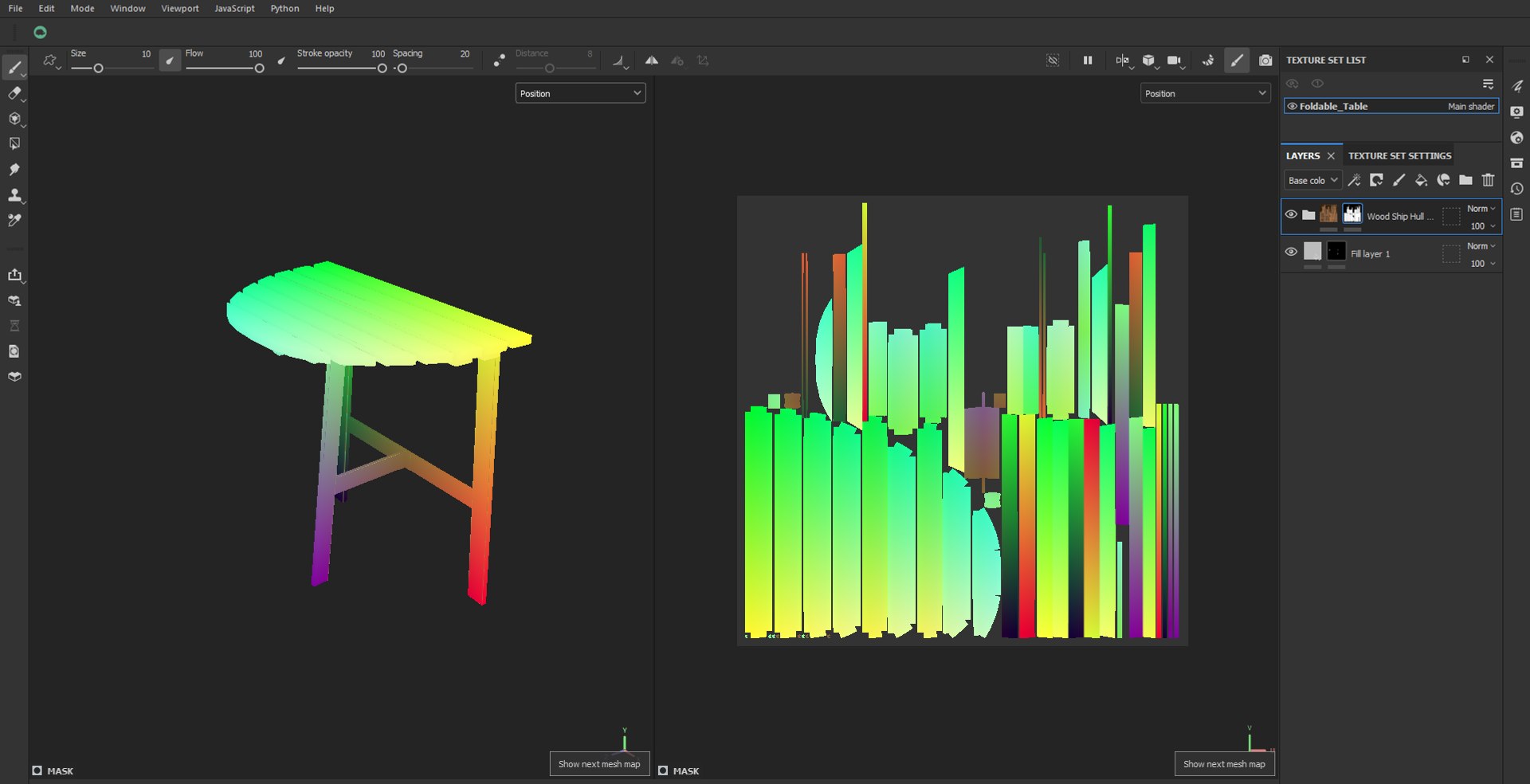 3D Model Foldable Table - TurboSquid 2238208