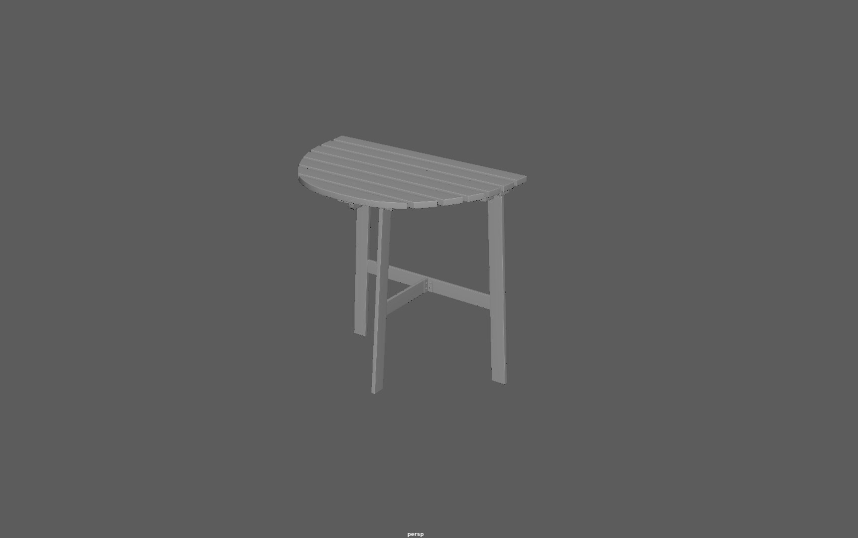 3D Model Foldable Table - TurboSquid 2238208