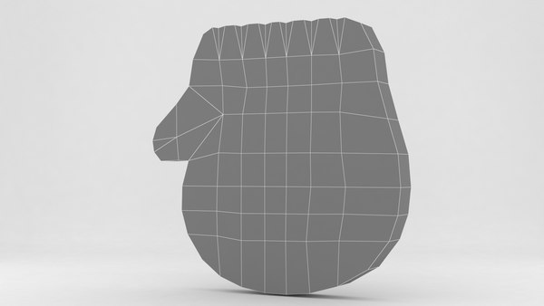 3D low-poly plate glove model - TurboSquid 1692184
