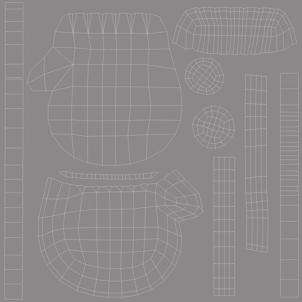 3D low-poly plate glove model - TurboSquid 1692184