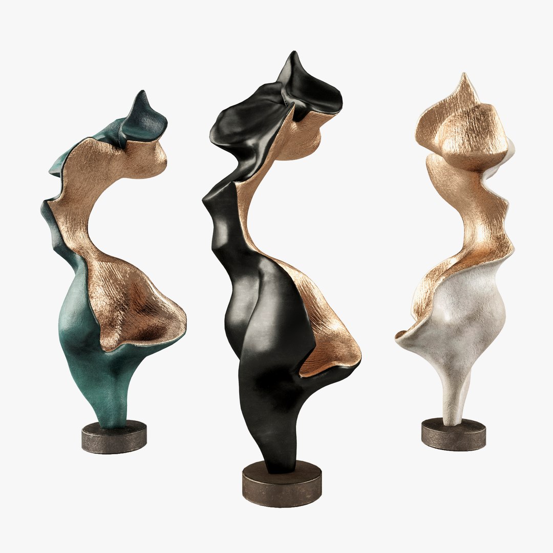 Leaf Geometry Sculpture 3D Model - TurboSquid 2214812