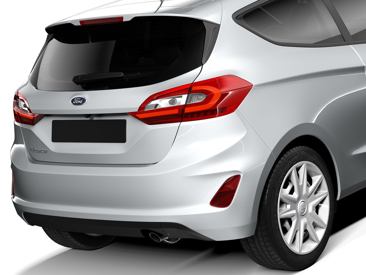 3D Ford Fiesta Style 3-door 2017 Model - TurboSquid 2224020
