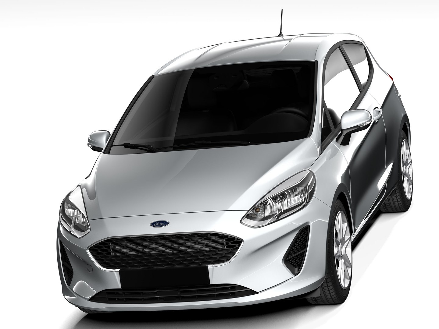 3D Ford Fiesta Style 3-door 2017 Model - TurboSquid 2224020