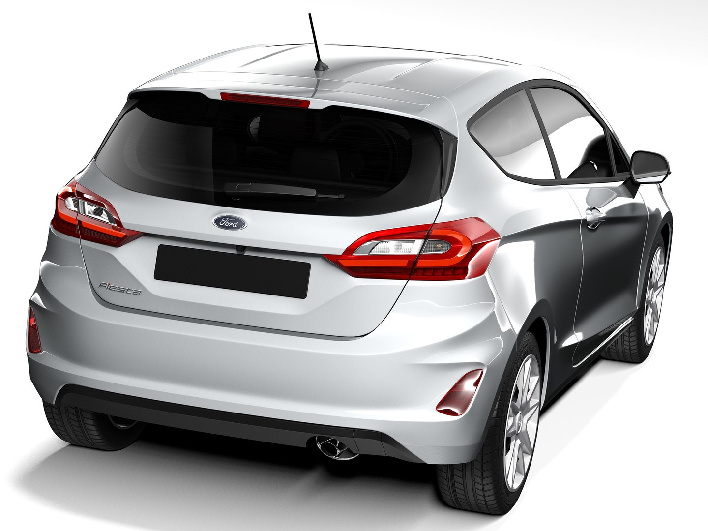 3D Ford Fiesta Style 3-door 2017 Model - TurboSquid 2224020